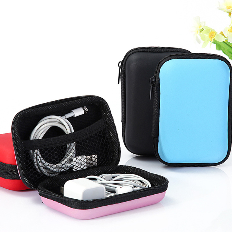 Mini Carrying Pouch Earphone Accessory Portable Sundries Travel Storage ...