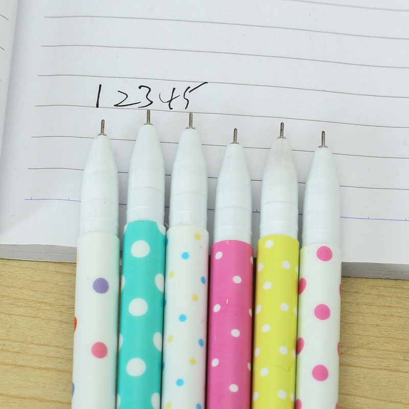 6 Pcs/lot Kawaii Cartoon Colorful Gel Pen Set Cute Korean Stationery ...