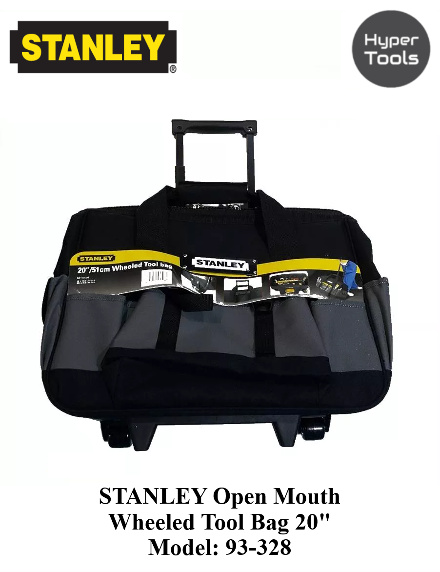 STANLEY Open Mouth Wheeled Tool Bag 20” (Model: 93-328) | Lazada