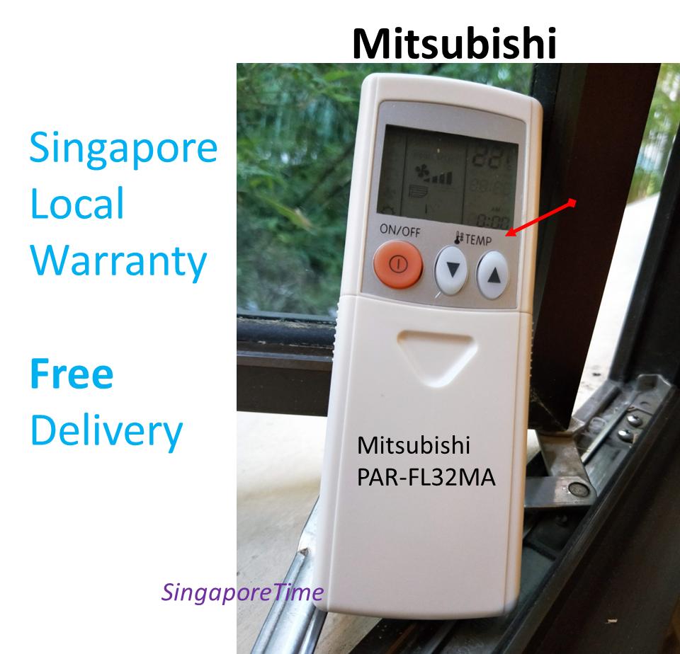 Mitsubishi Aircon Remote Control PAR-FL32MA PAR-FA32MA | Lazada Singapore
