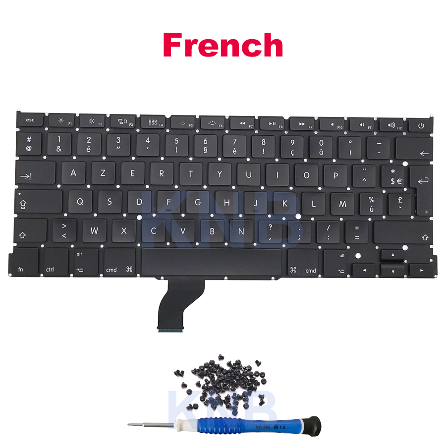 【KAMDSS015】New Lap A1502 Keyboard Us Uk Spain Russian French Swiss ...