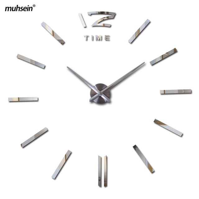 【Innovative design】Muhsein Fashion Quartz Wall Clock 3D Rectangle ...
