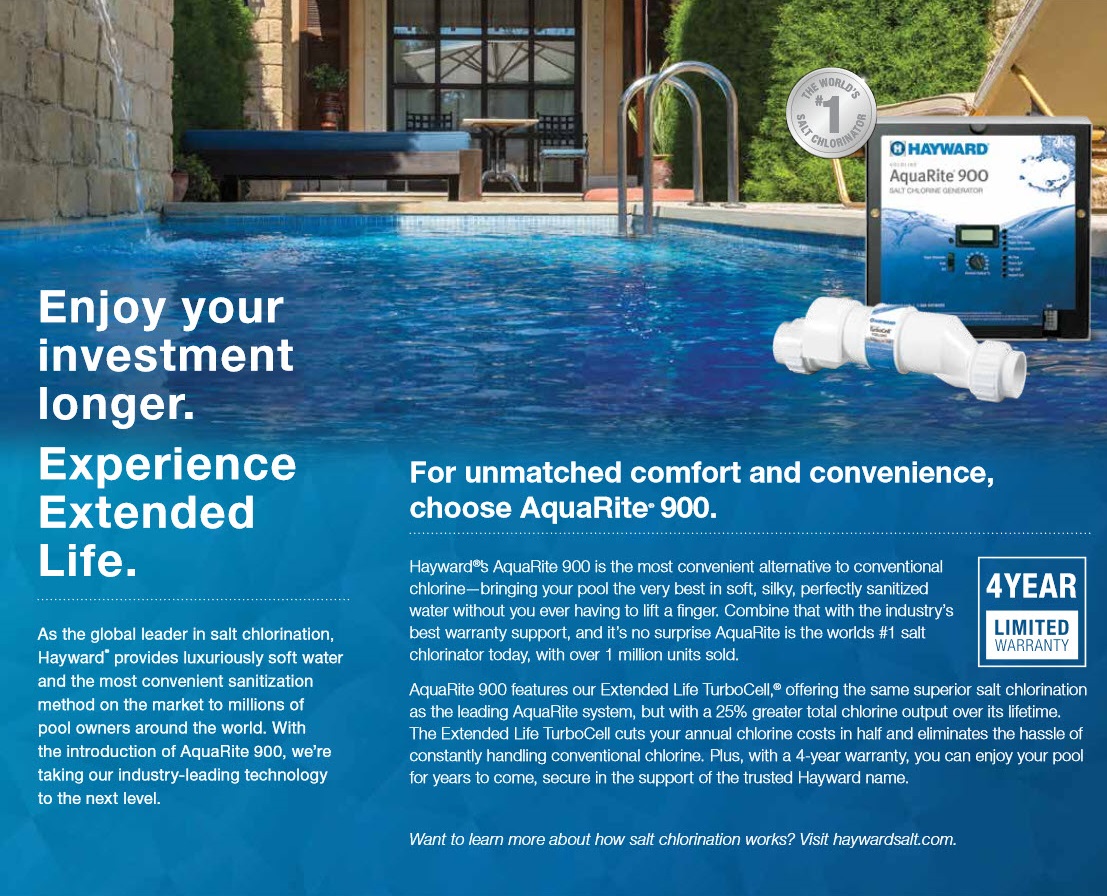 Hayward Aquarite 925 (cell only) T3 T5 T9 for Salt Water Swimming Pools ...