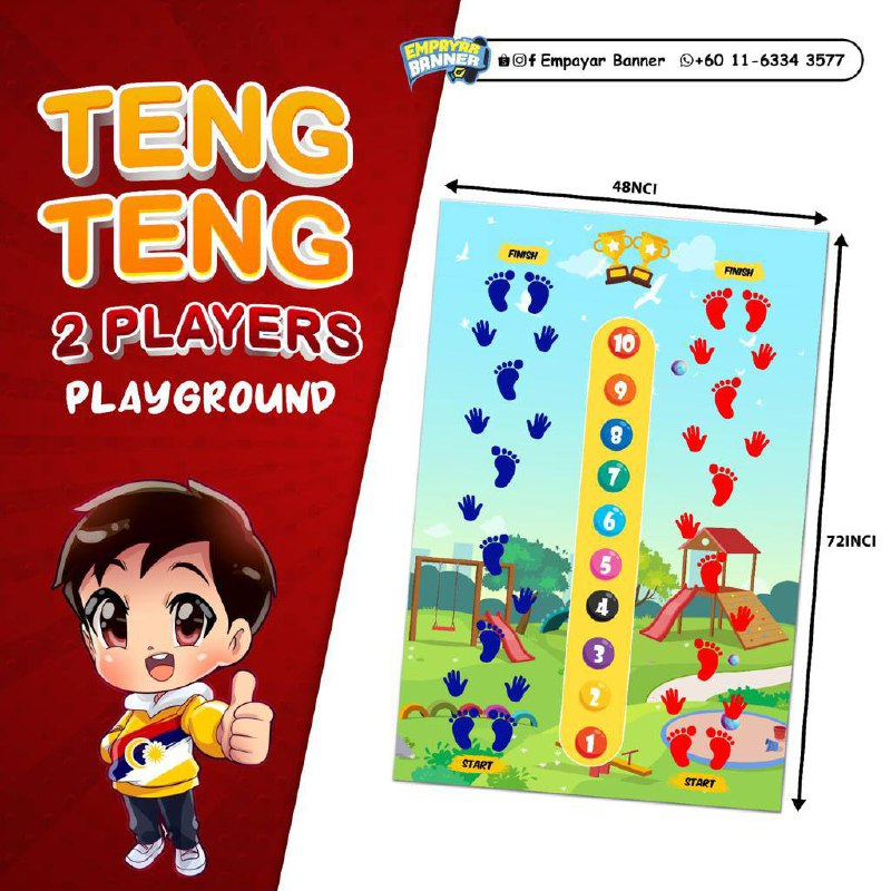 GAME TENG TENG 2 PLAYER / KIDS INDOOR GAME | Lazada