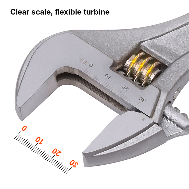 Harden Adjustable Spanner Wrench with 5 size options ( 6" / 8" / 10" / 12" / 15" ) Chromium ...