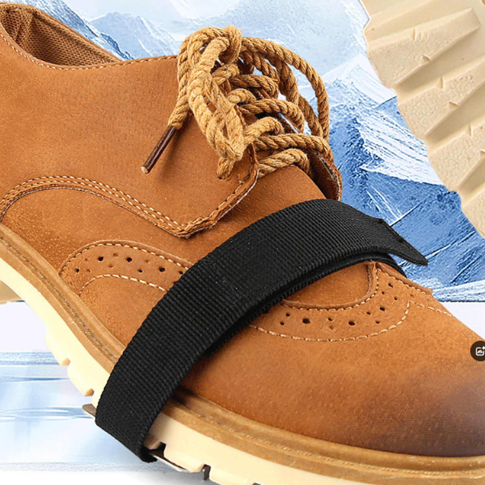 26-Tooth Stainless Steel Non-Slip Ice Snow Claws for Shoes Outdoor ...