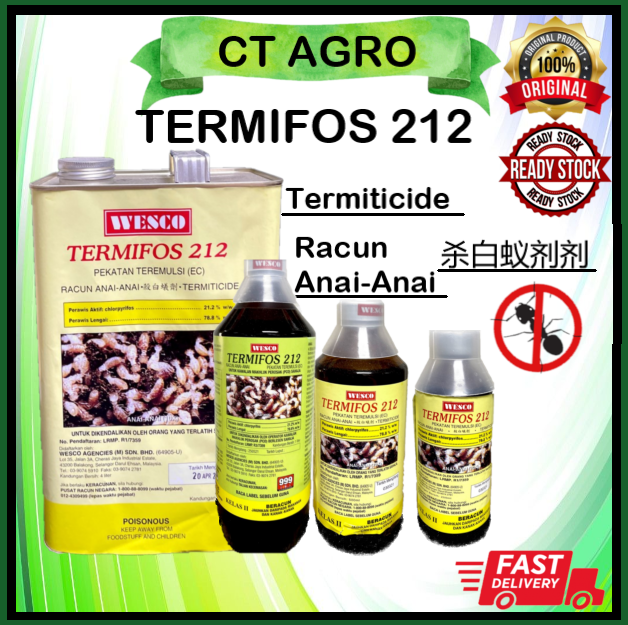 Wesco Termifos 212 Racun Anai-Anai Ready Stock Termicide Termites ...