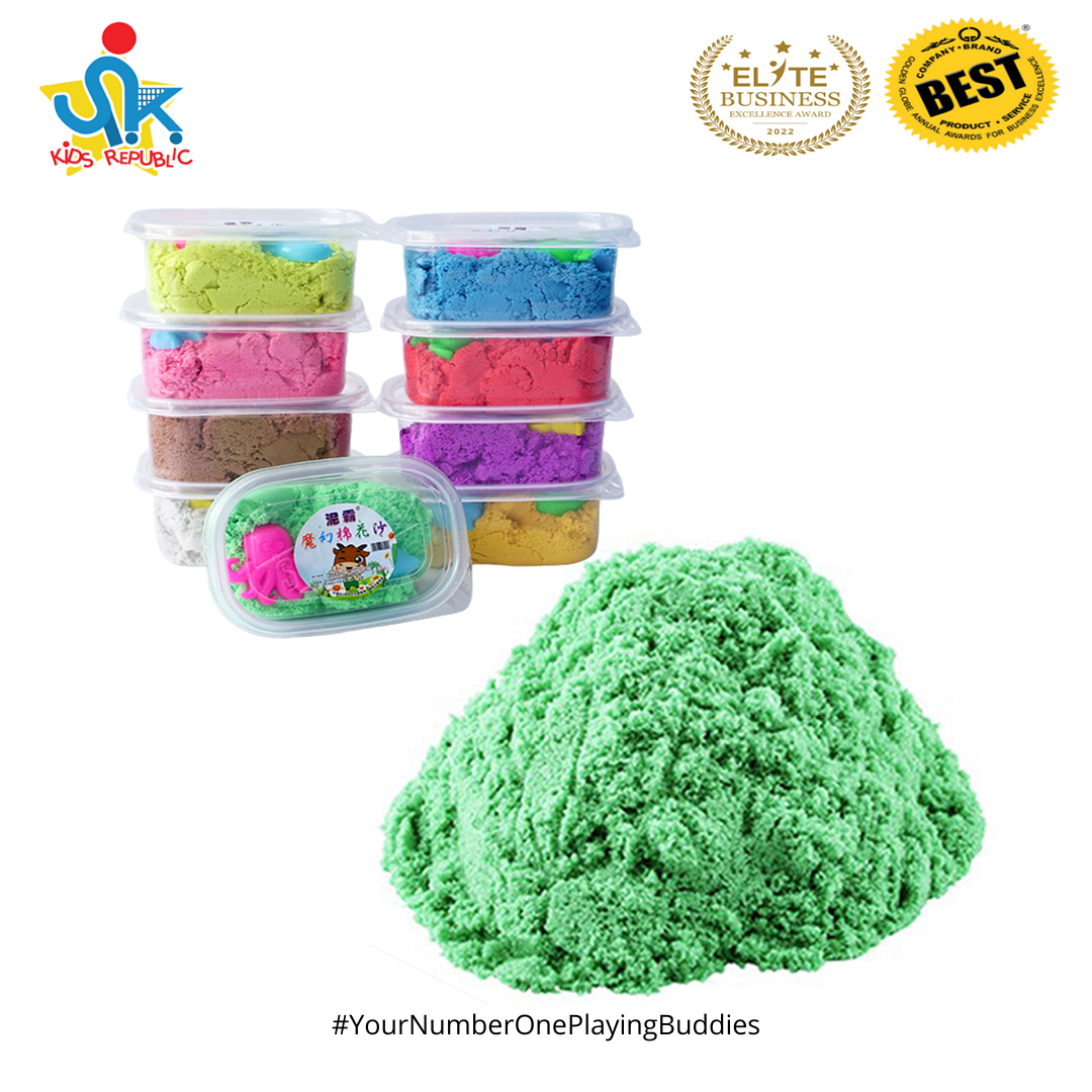 280ML Soft Cotton Magic Sand Cute Beach toy with Container for Children ...