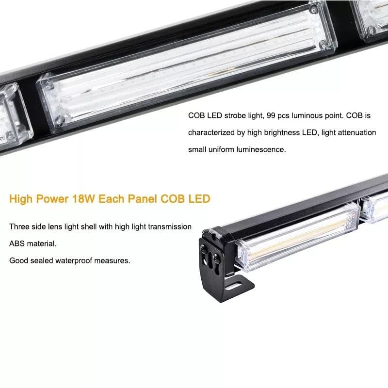 Vehicle 12V Strobe Metal Cover High Quality VIP Emergency Warning Flash ...