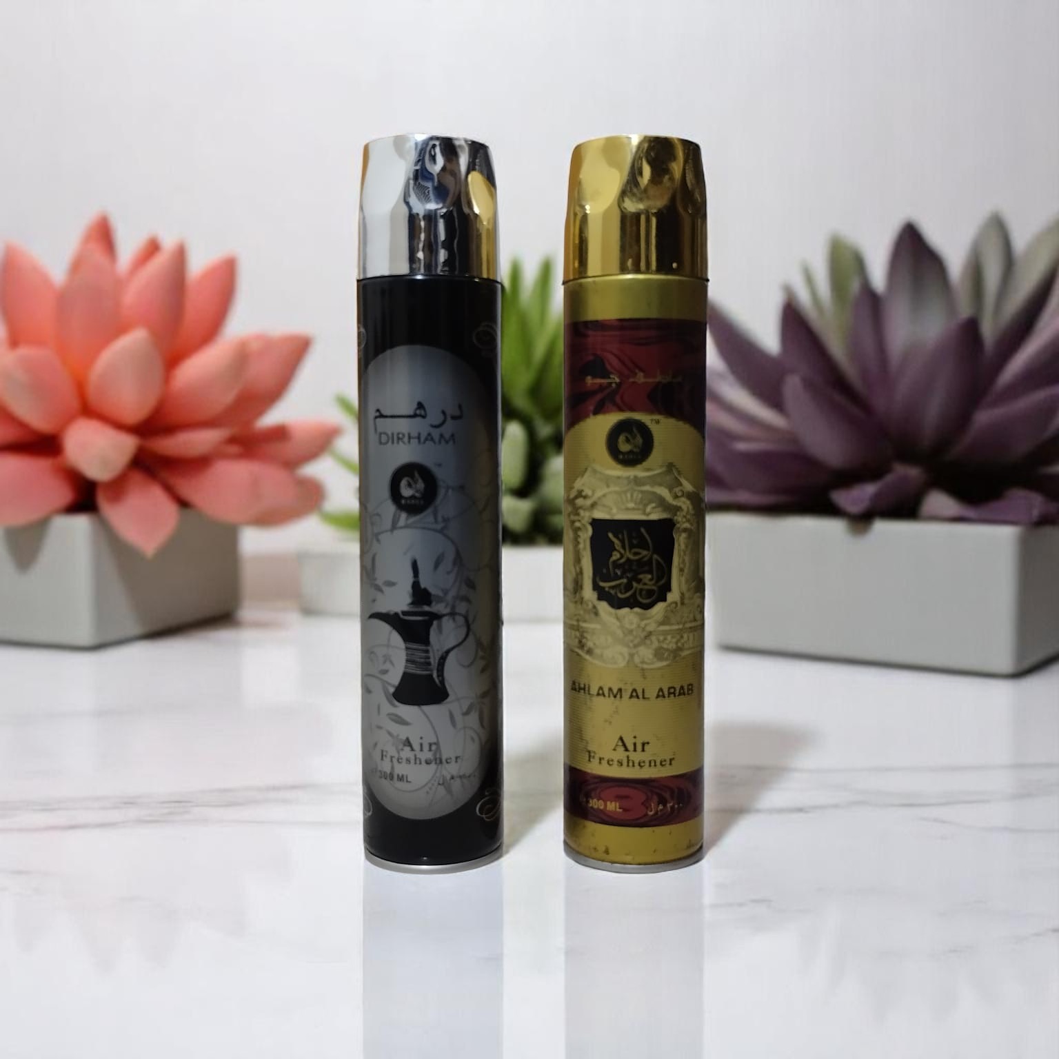 Oud 25 Hours and Dirham Room Spray Combo 2 Bottles x 300ml by Hadia ...