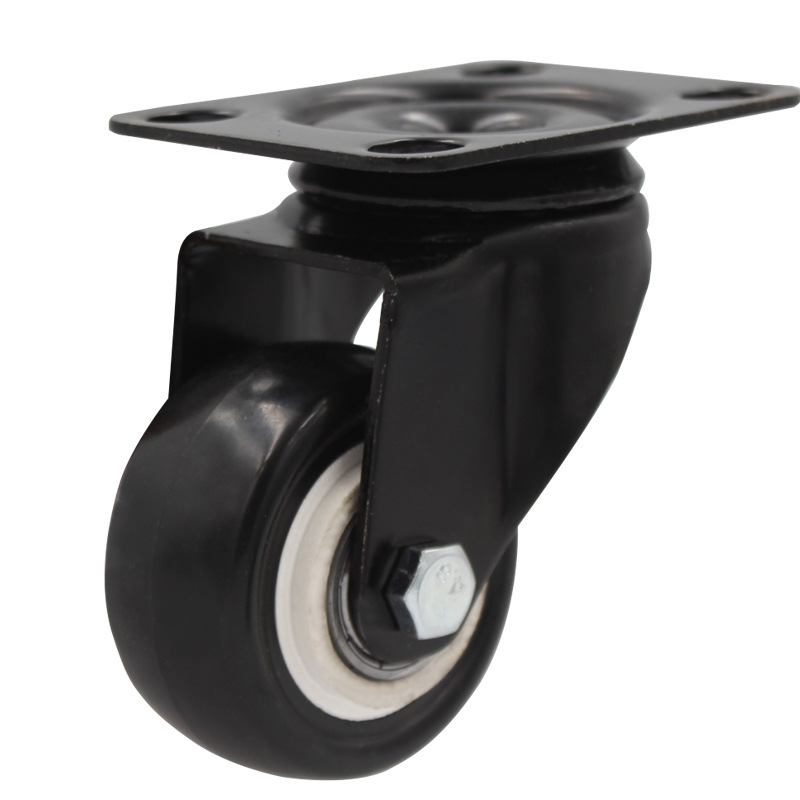Caster Wheel Heavy Duty with Lock 360° Swivel Furniture Cart Wheel ...