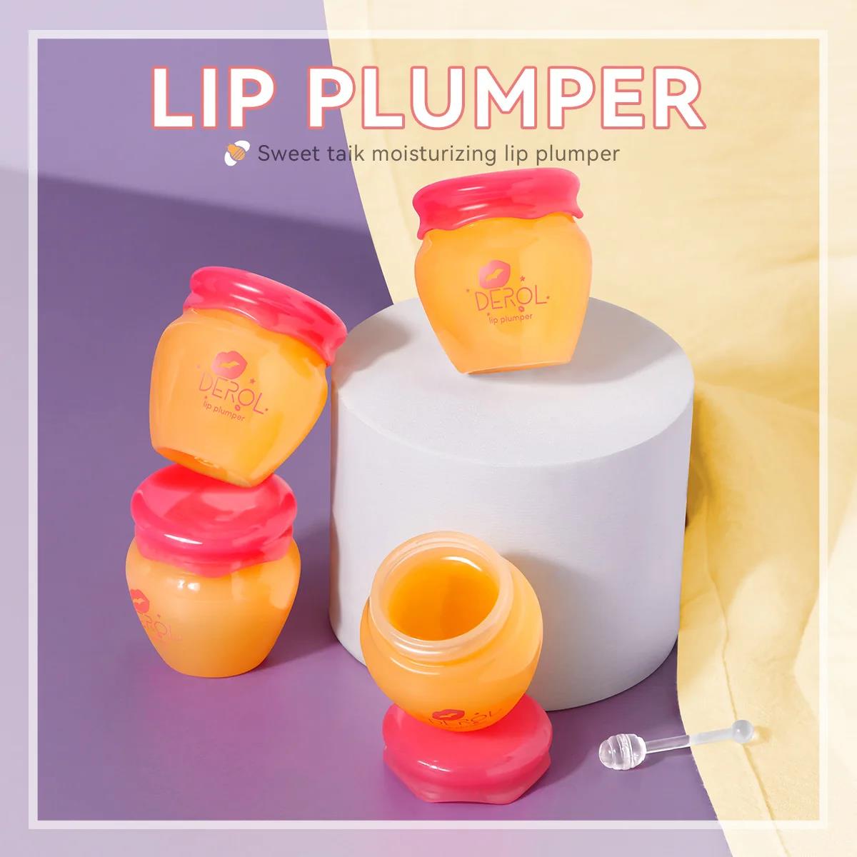 fashion DEROL Ginger Extract Peppermint Lip Plumper Day Night Repair ...