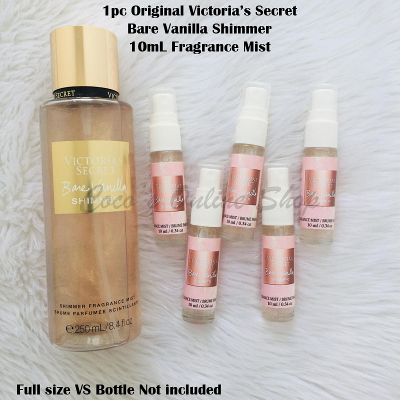 1pc 10mL Victoria Secret Fragrance Mist BARE VANILLA | Sampler 10mL ...
