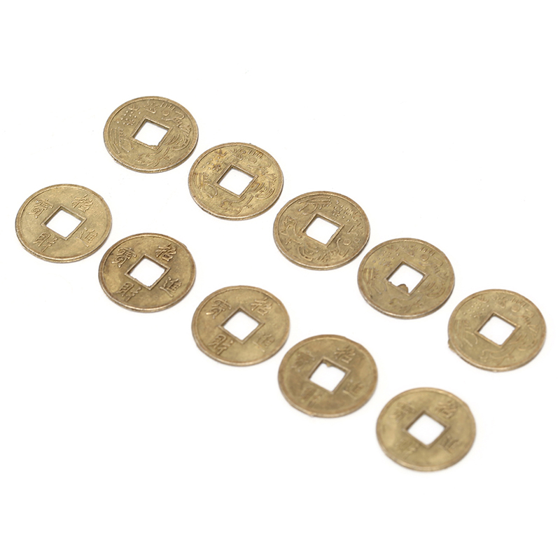 100Pcs Feng Shui Coins Ancient Chinese I Ching Coins For Health Wealth ...
