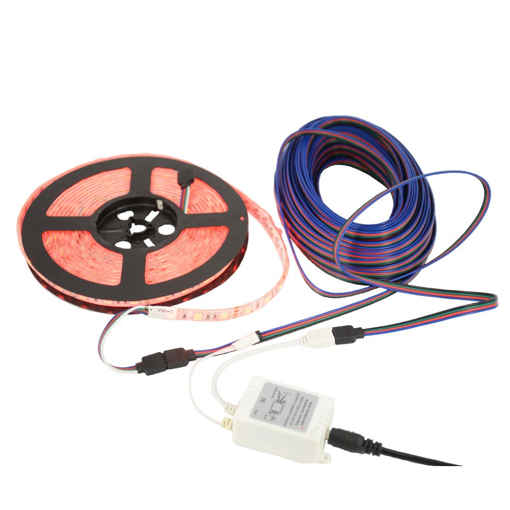 【Romantic Woman MALL】1M 2M 3M 5M 10M 20M 4PIN RGB Extension DC 12V ...