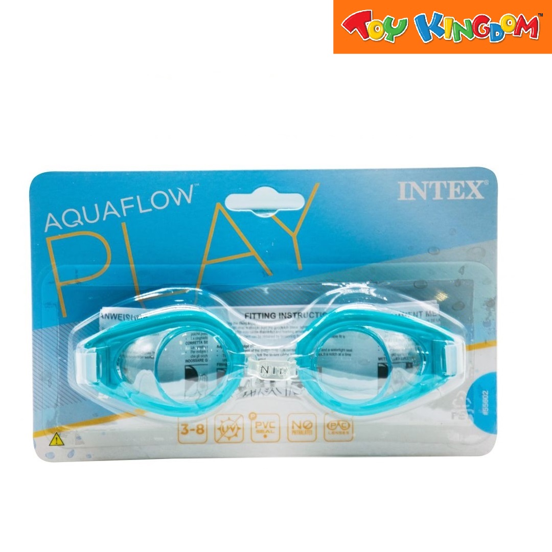 Intex Aquaflow Play Blue Green Clear Goggles | Lazada PH