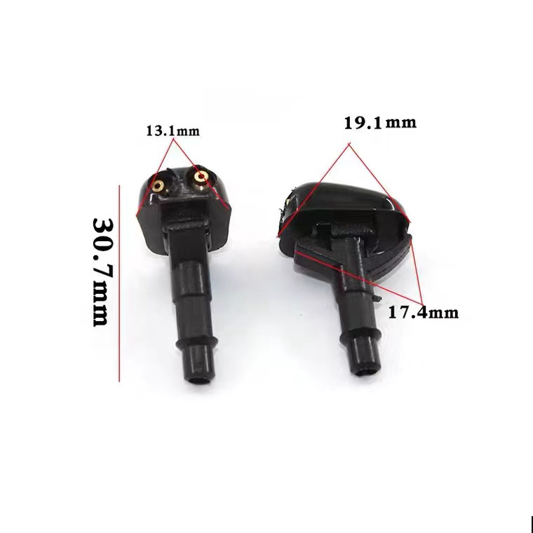 2Pcs Front Windshield Wiper Washer Jet Nozzle For Mitsubishi Pajero V31 ...