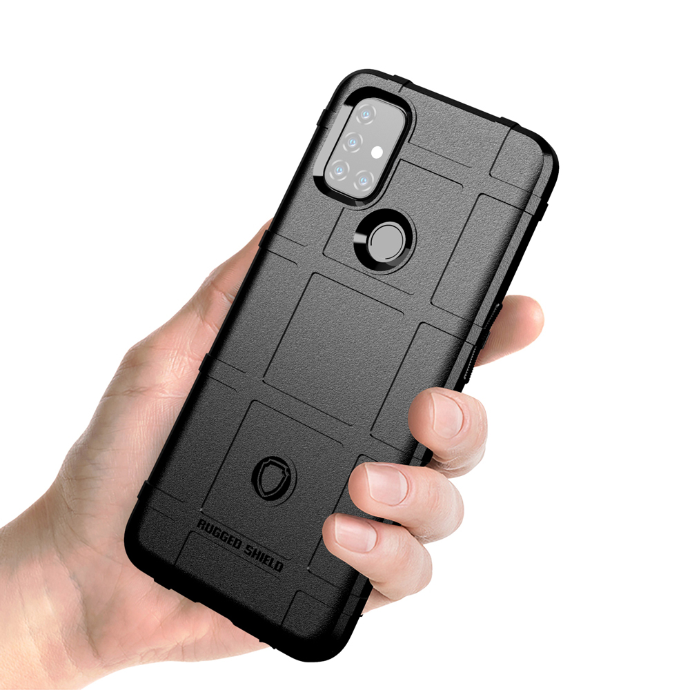 OnePlus Nord N10 5G Case, Eabhulie Soft TPU Heavy Duty Rugged Shield Armor Tough Shockproof ...