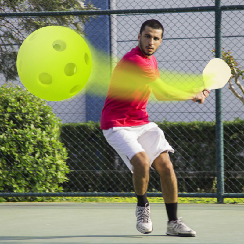 Pickleball PE Rolling Elastic Tpe Stretch Ball Pickleball 26 Holes 40 ...