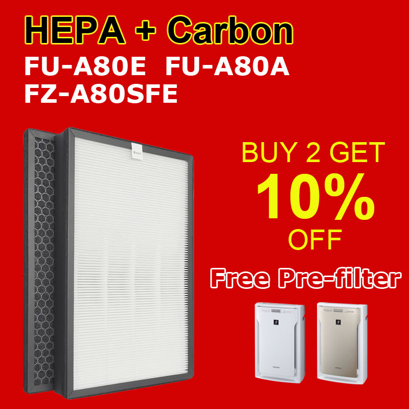 Sharp Replacement Air Purifier FU A80E W FU A80E FU A80 FUA80EW FUA80E FZ A80SFE HEPA Deodorizing Filter 30 90 Sq Meters Air Purifier Fz F30Hfe Air Purifier Lazada Lazada PH