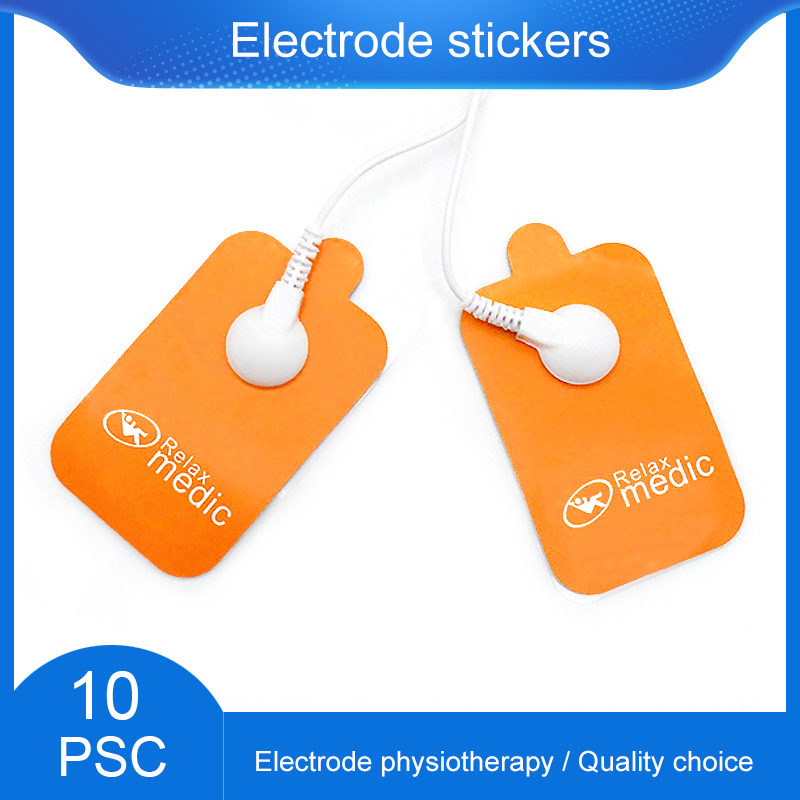 【Customer favorite】 10pcs Snap Tens Electrode Pads Conductive Gel Pad ...