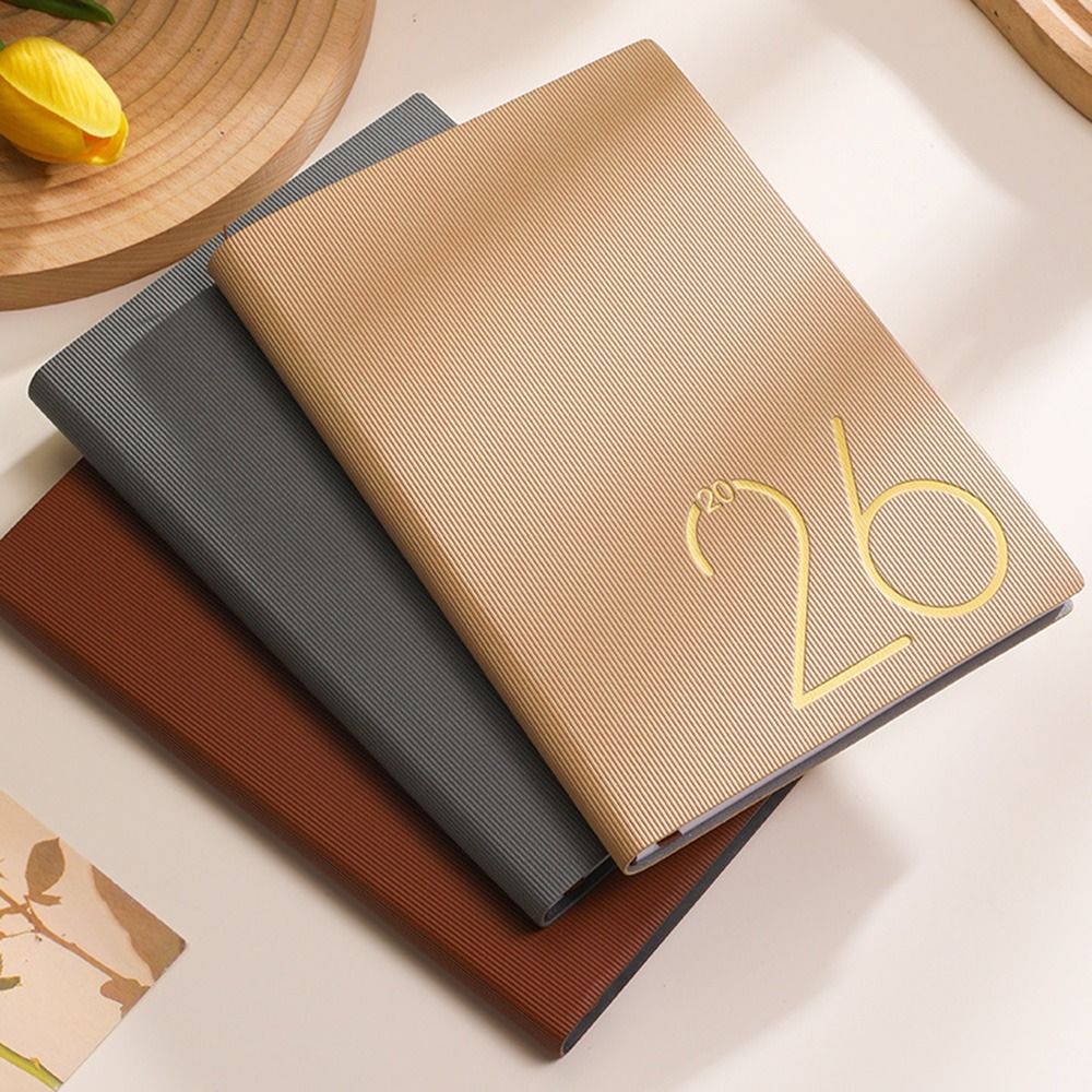Taking Notes English 2026 Schedule Planner Notepad 12 Months Bookmark ...