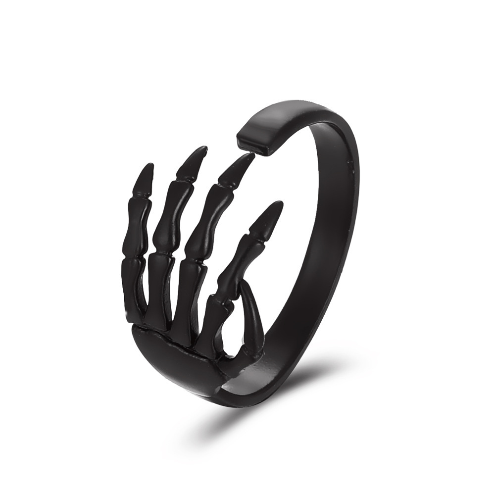 【Special offer】Vintage Antique Open Claw Ring Punk Gothic Adjustable ...
