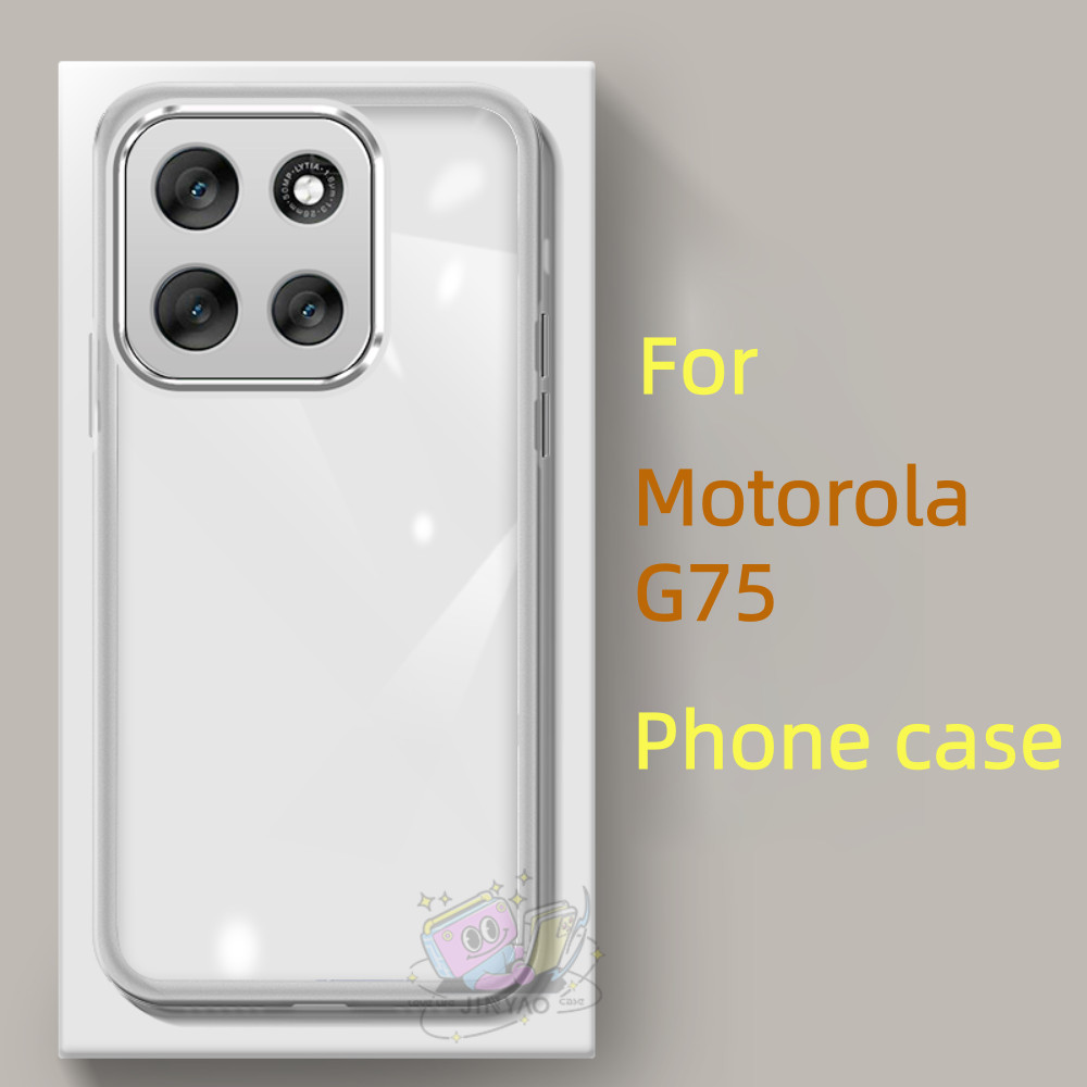 【Personality】For Motorola G75 Phone case transparent Lens protector ...