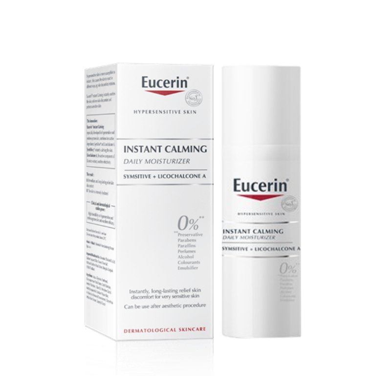 Eucerin INSTANT CALMING 50 ML บำรุงผิวหน้าแดง แพ้ง่าย ต้องการการดูแล ...