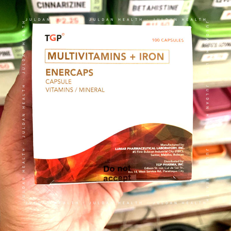 (Stresstabs Generic) Enercaps Multivitamins + Iron | Lazada PH
