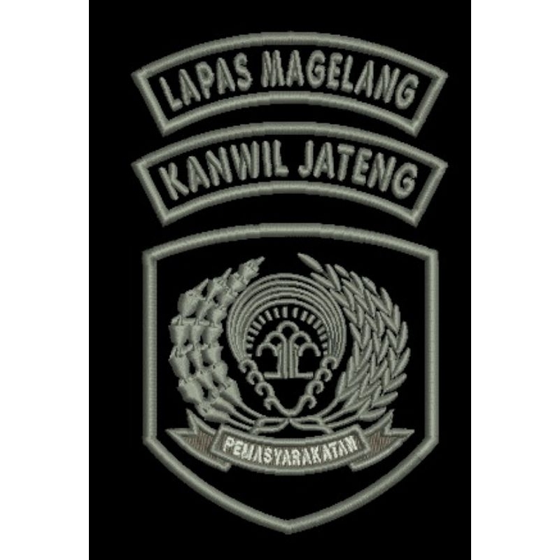 LAPAS PDH ISI 3 ITEM : LOGO PEMASYARAKATAN, SATKER/UPT, KANWIL | Lazada ...