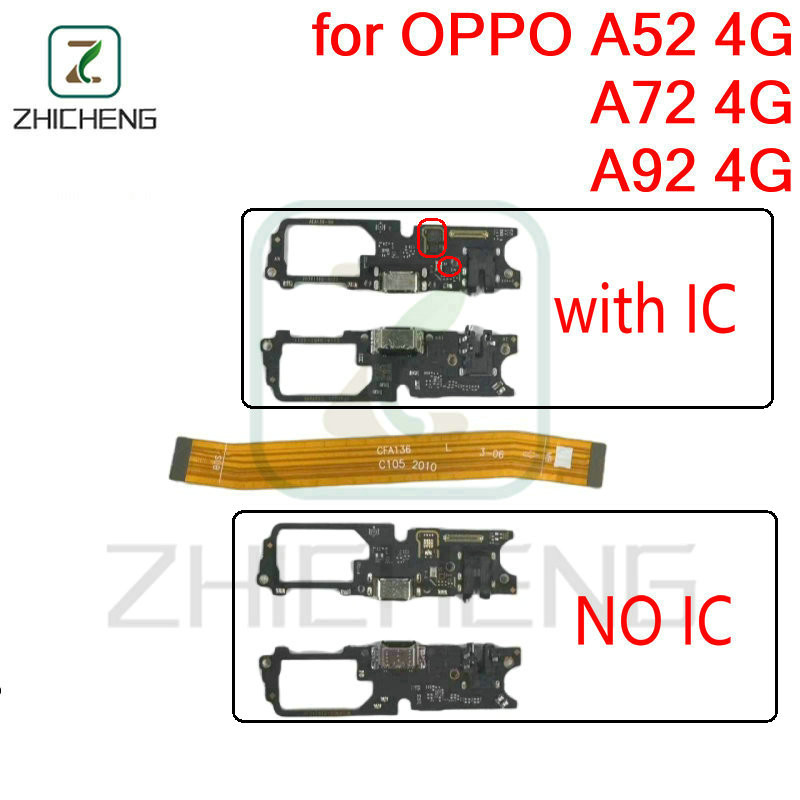 for OPPO A52 A72 A92 4G Mainboard Connect Main USB Dock Charger Port ...