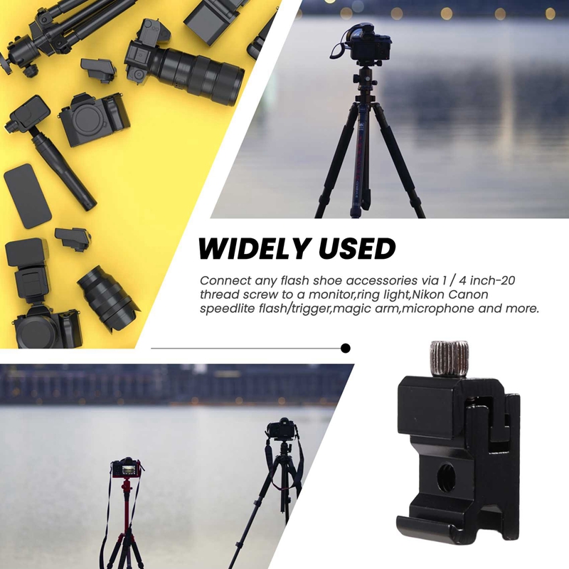 (SZYU) 4 Pack Camera Combo Pack Hot Shoe Mount Adapter Cold Shoe Mount ...