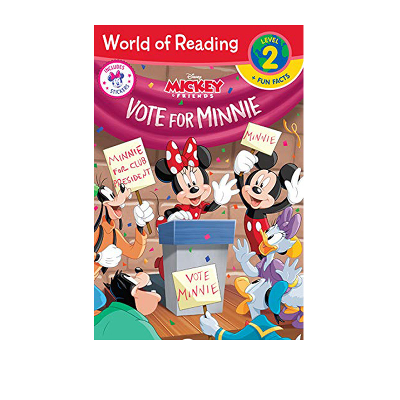 World of reading: Minnie vote for Minnie (Level 2 reader plus fun facts ...