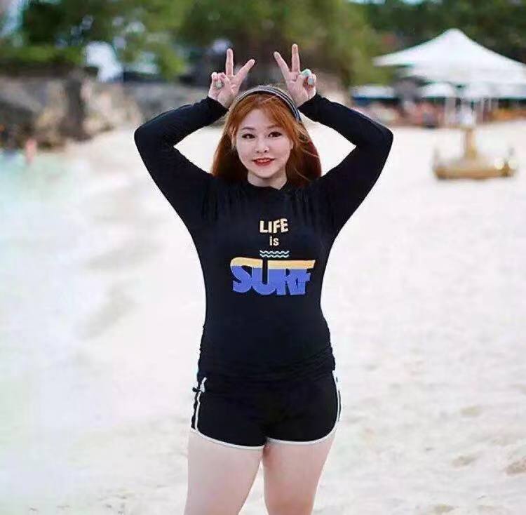 Plus Size Rushguard Terno Rush Guard Swimsuit malibu beach High Quality ...