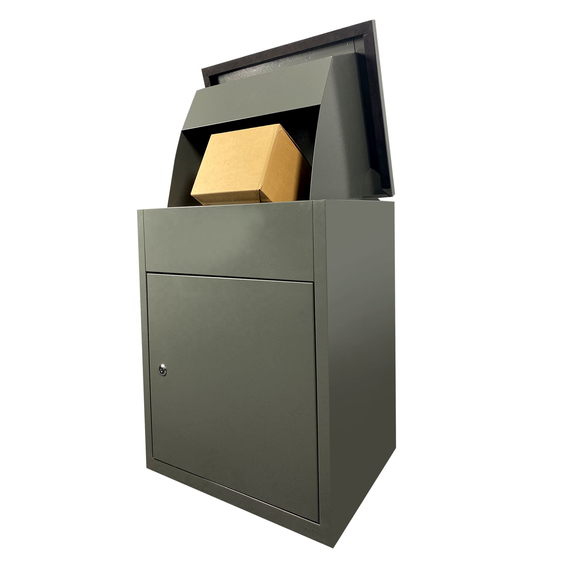 Large Freestanding Weatherproof Anti-Theft Wall Mounted Parcel Mailbox ...