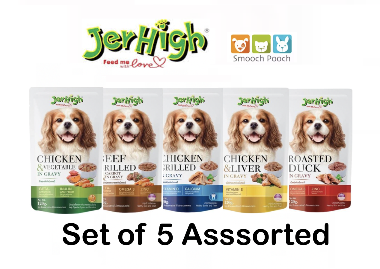 Jerhigh Pouch 120g - (Set Of 5) Assorted Flavor | Lazada PH