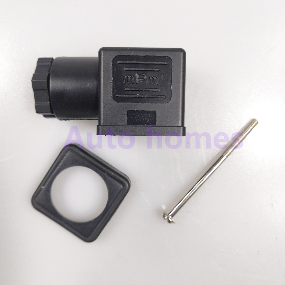 Mpm Solenoid Plug Coil Connector Dc12/24 Ac110v/220 Ac380 | Daraz.lk