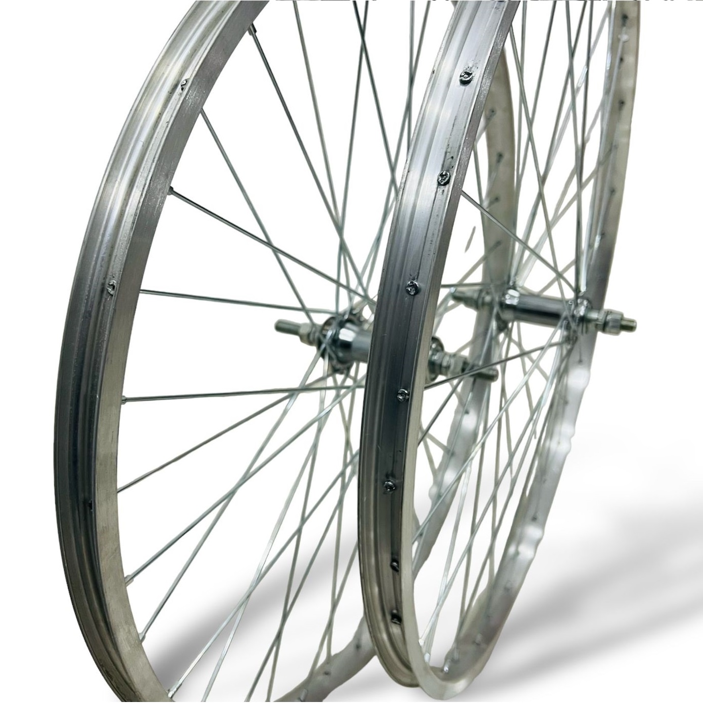 Bicycle Steel / Alloy Rim, Double Side Thread Hub 36/36 Holes 24 and 26 ...