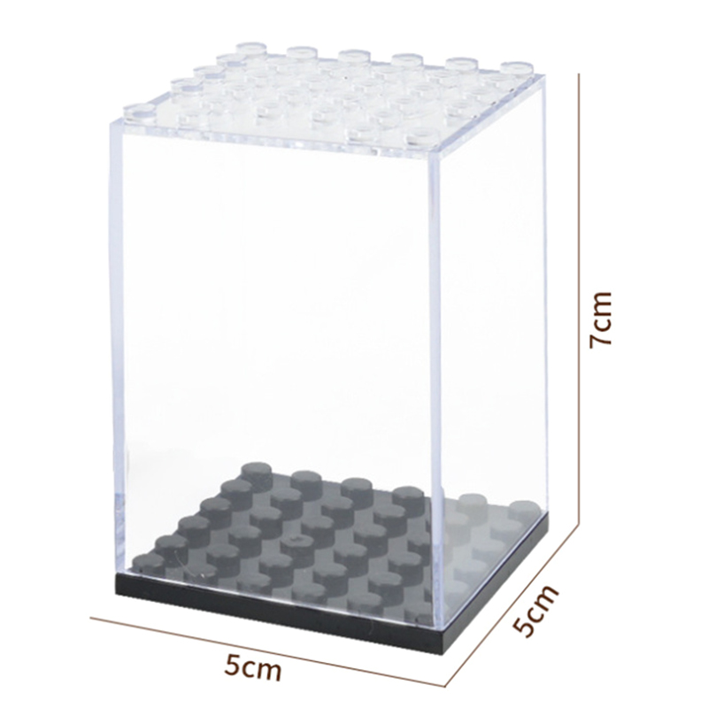 Minifigure Display Case Acrylic Display Box Stackable Storage Case For ...