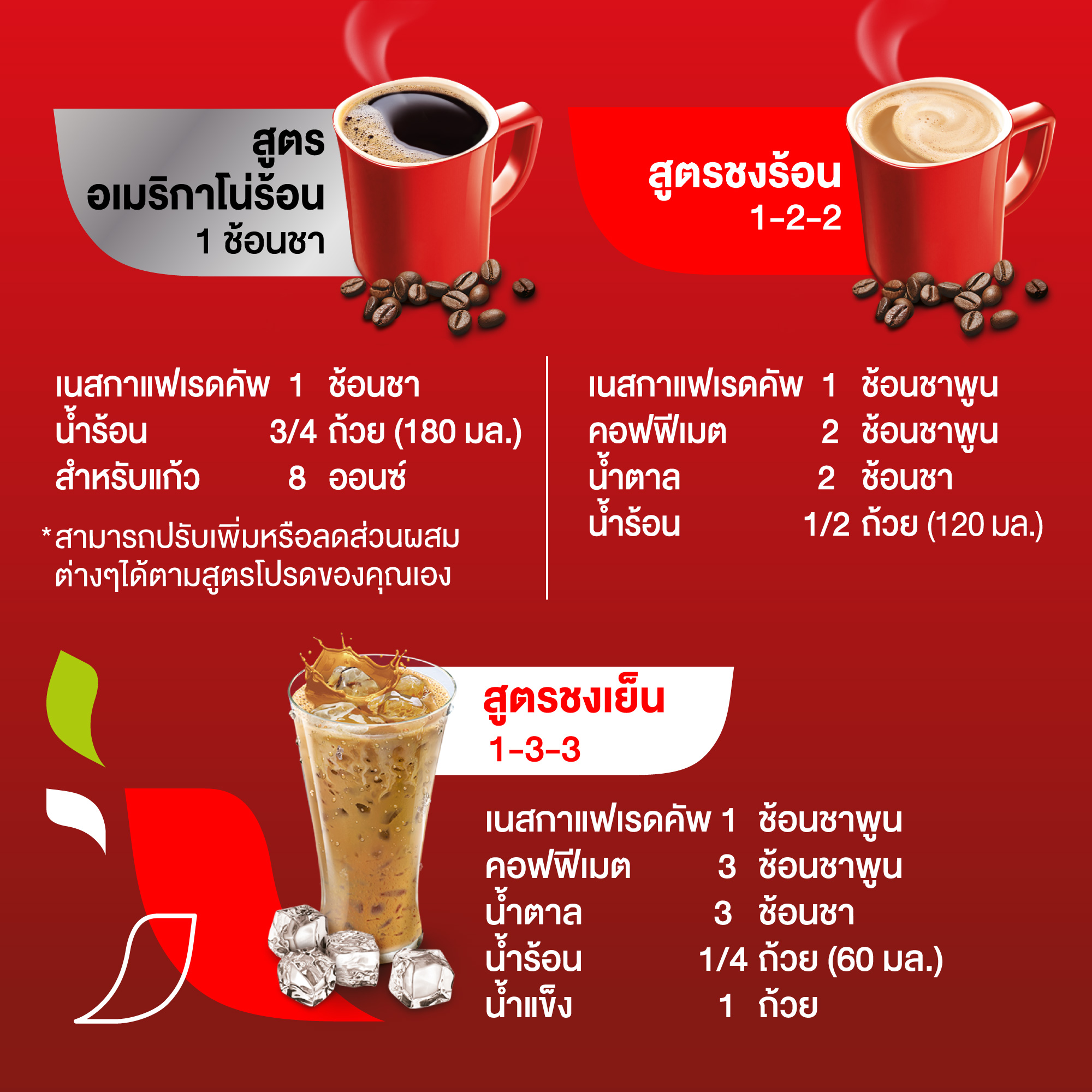 NESCAFÉ Red Cup Coffee เนสกาแฟ เรดคัพ สูตรออริจินัล ผสมกาแฟคั่วบด ...