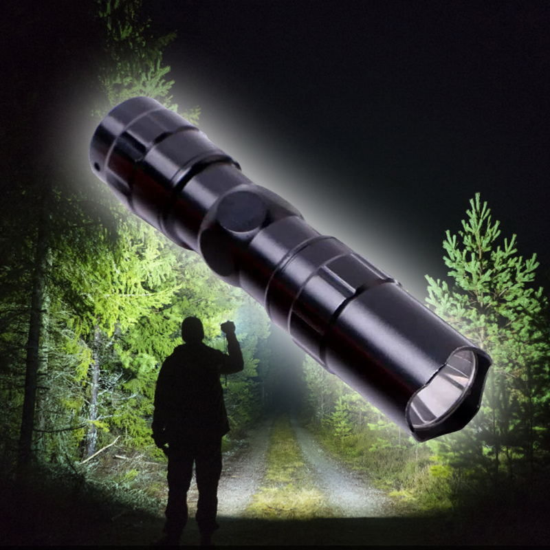 Portable LED Strong Power Flashlights Outdoor Camping Fishing Tactical ...