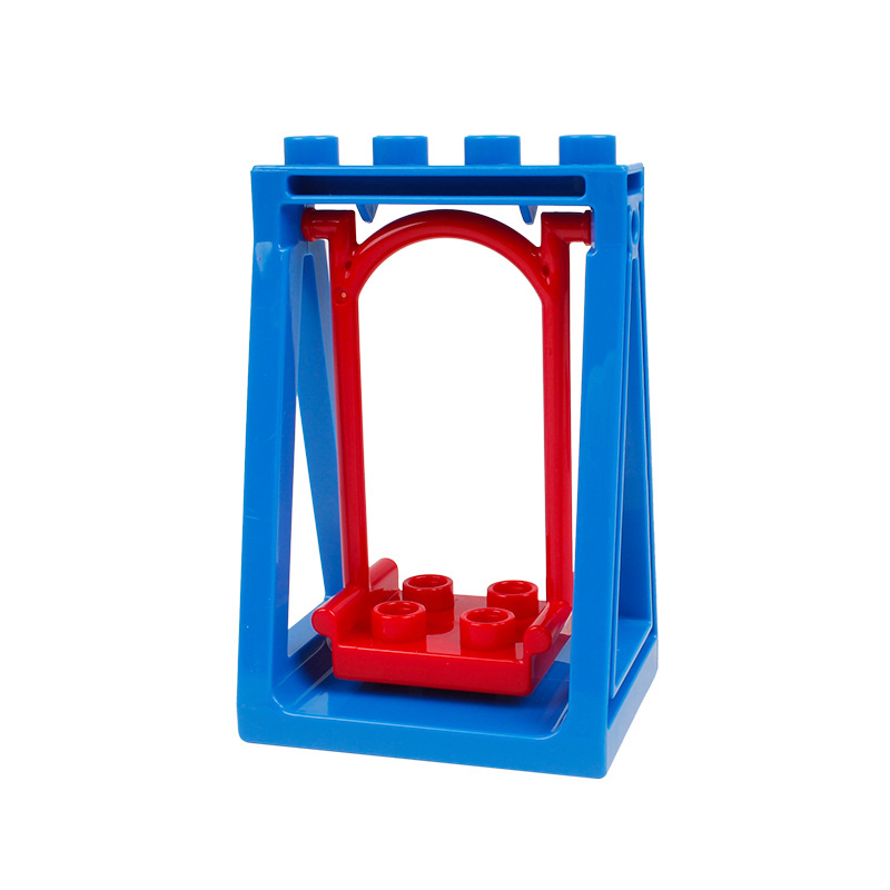 Duplo Accessories Building Blocks DIY Slide Swing Ferris Wheel Scene ...