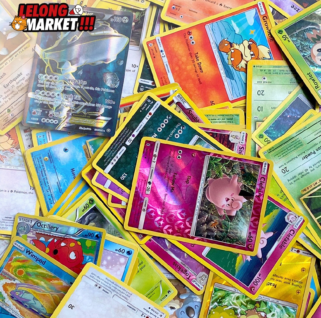 25 pcs Per Pack Pokemon Trading Card Game Sun&Moon Silver Tempest ...
