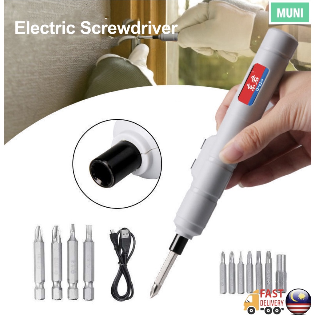 ♙Electric Screwdriver Automatic Jam Screwdriver Cordless Screwdriver ...