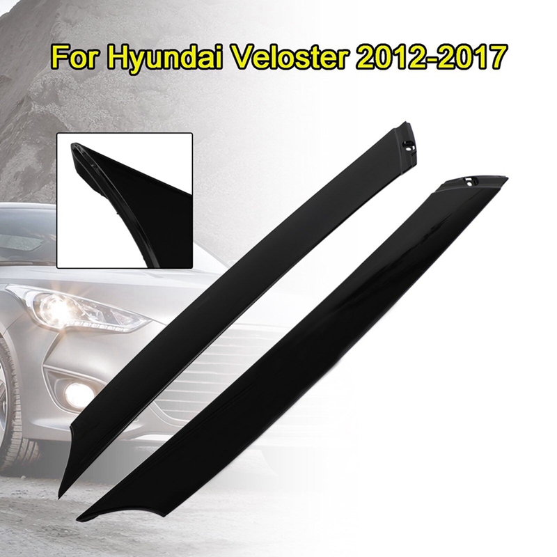 2Pcs Car Windshield Pillar Trim Exterior Molding for Hyundai Veloster ...