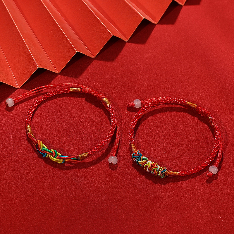 【Hot demand】Dragon Boat Festival Red Rope Hand-Woven Xiangyun Knot ...