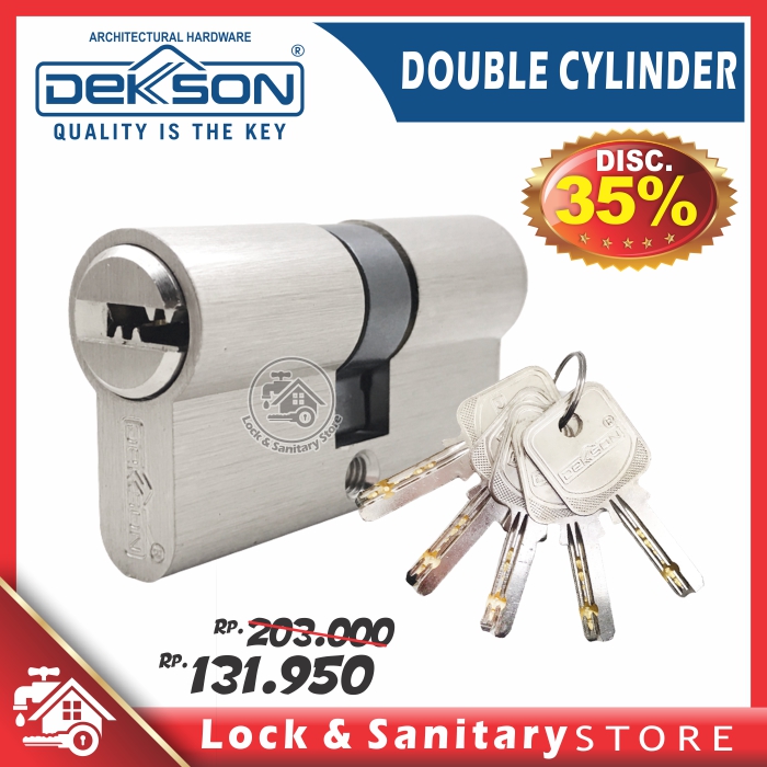 Silinder Kunci Dekson Dekkson CYL DC KK DL 60MM SN Double Cylinder ...