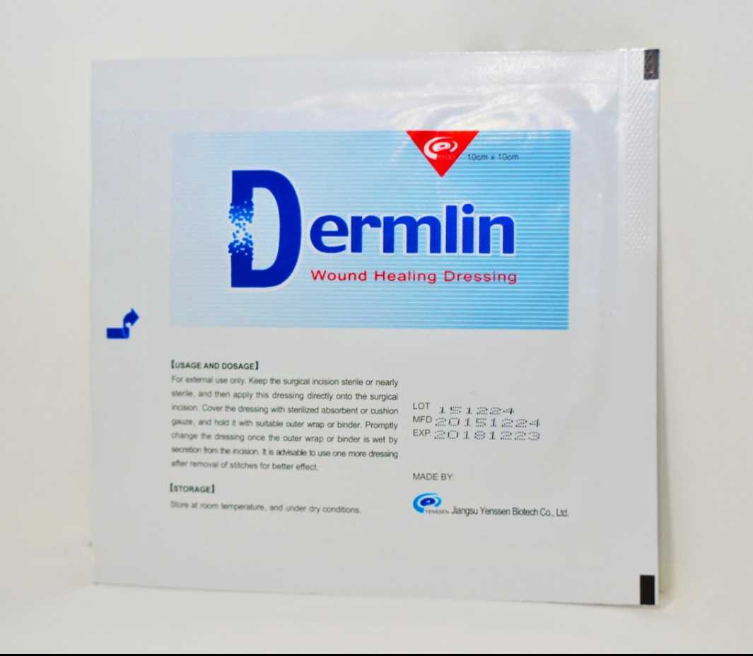 Dermlin Wound Healing Dressing 10x10cm | Lazada PH