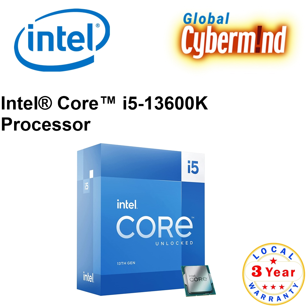 Intel® Core™ i5-13600K Processor 24M Cache, up to 5.10 GHz (Brought to you by Global Cybermind ...